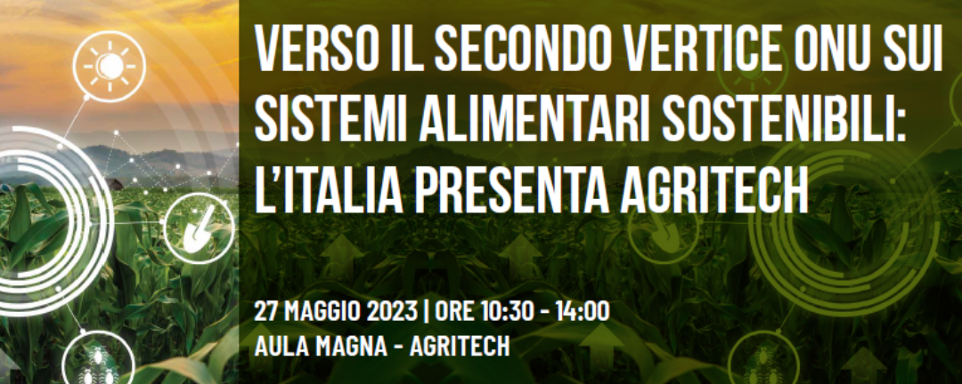 PNRR, Agritech: per la campagna #InsiemepergliSDG, Riccaboni presenta a ...